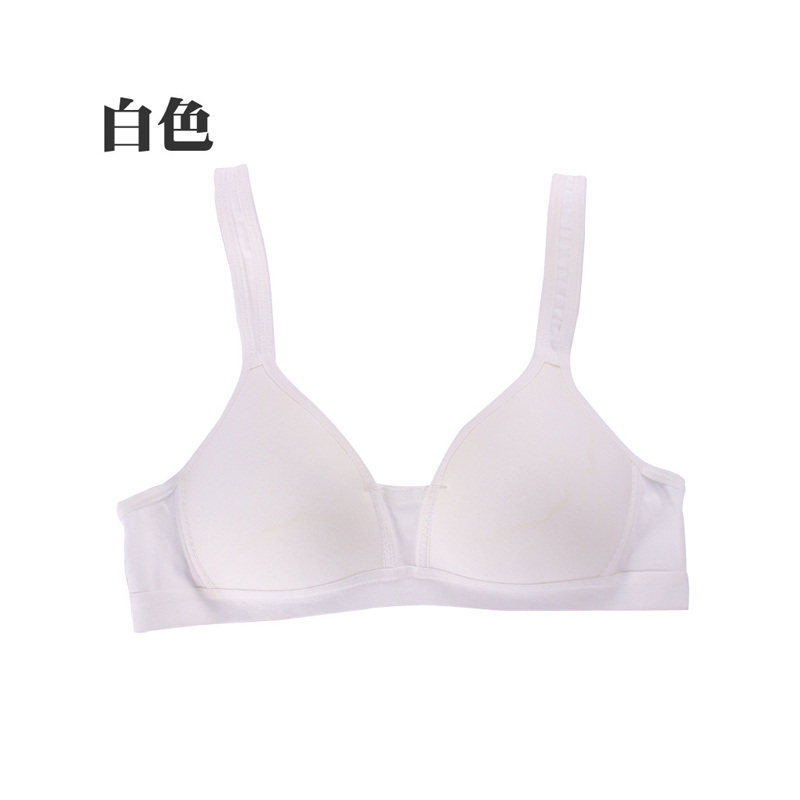 Buy Summer small breast girl bra no steel ring development period high ...