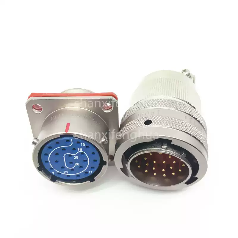 26芯航空插头Y11P-1626TK2 ZJ10 TJ2 ZK10连接器公母电缆头接插件
