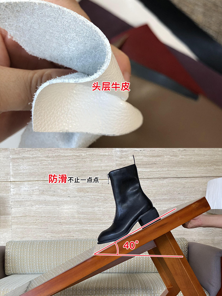 Guidi Ghost Emperor Women's Boot PL2 Zipper White Boots Leather Martin ...