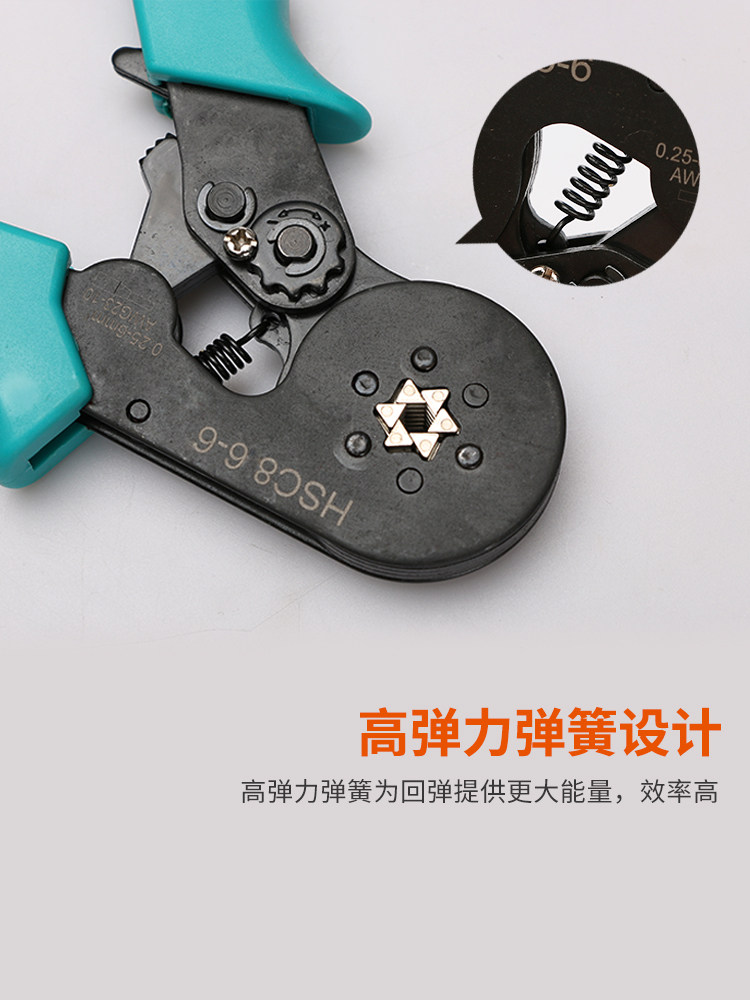 [USD 23.91] Hex Side Pressure Wire Clamp Cold Pressure Terminal Four ...