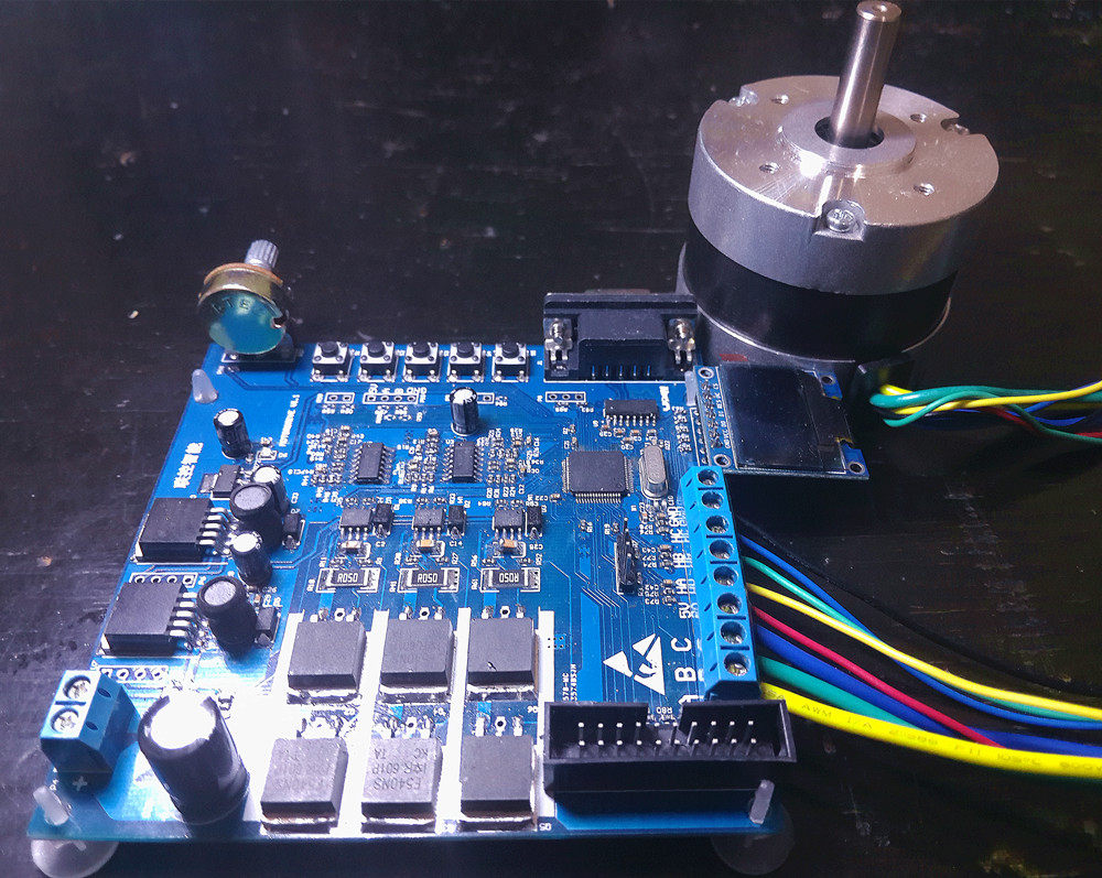 Купить Макетная плата MCU stm32新款直流 无刷电机开发板支持有感无感 编码器bldc pmsm foc Lkzn в интернет-магазине с ...