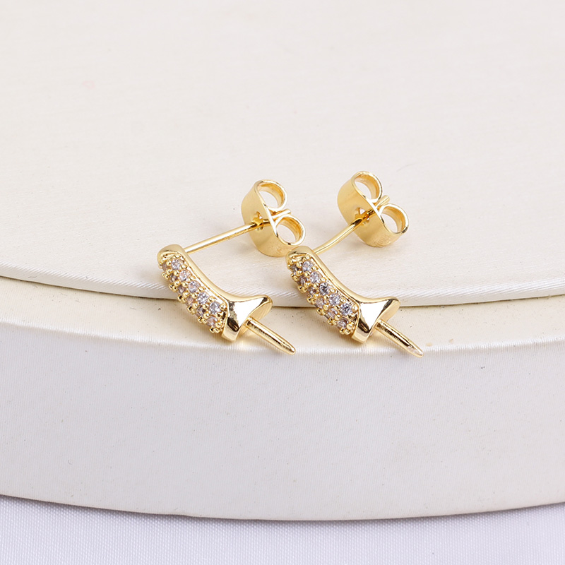 国产14k包金电镀保色S925纯银针蜜蜡珍珠空托耳环耳饰DIY配饰配件-阿里巴巴