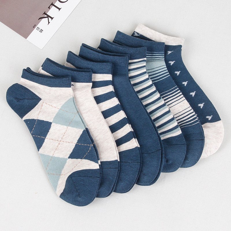 Socks men's socks Langsha men's boat Socks shallow invisible socks low ...