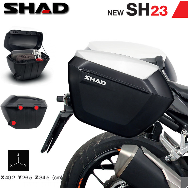 [USD 92.32] Shad Bikes Side Boxes GW250 Side Racks CB190 Side Boxes ...