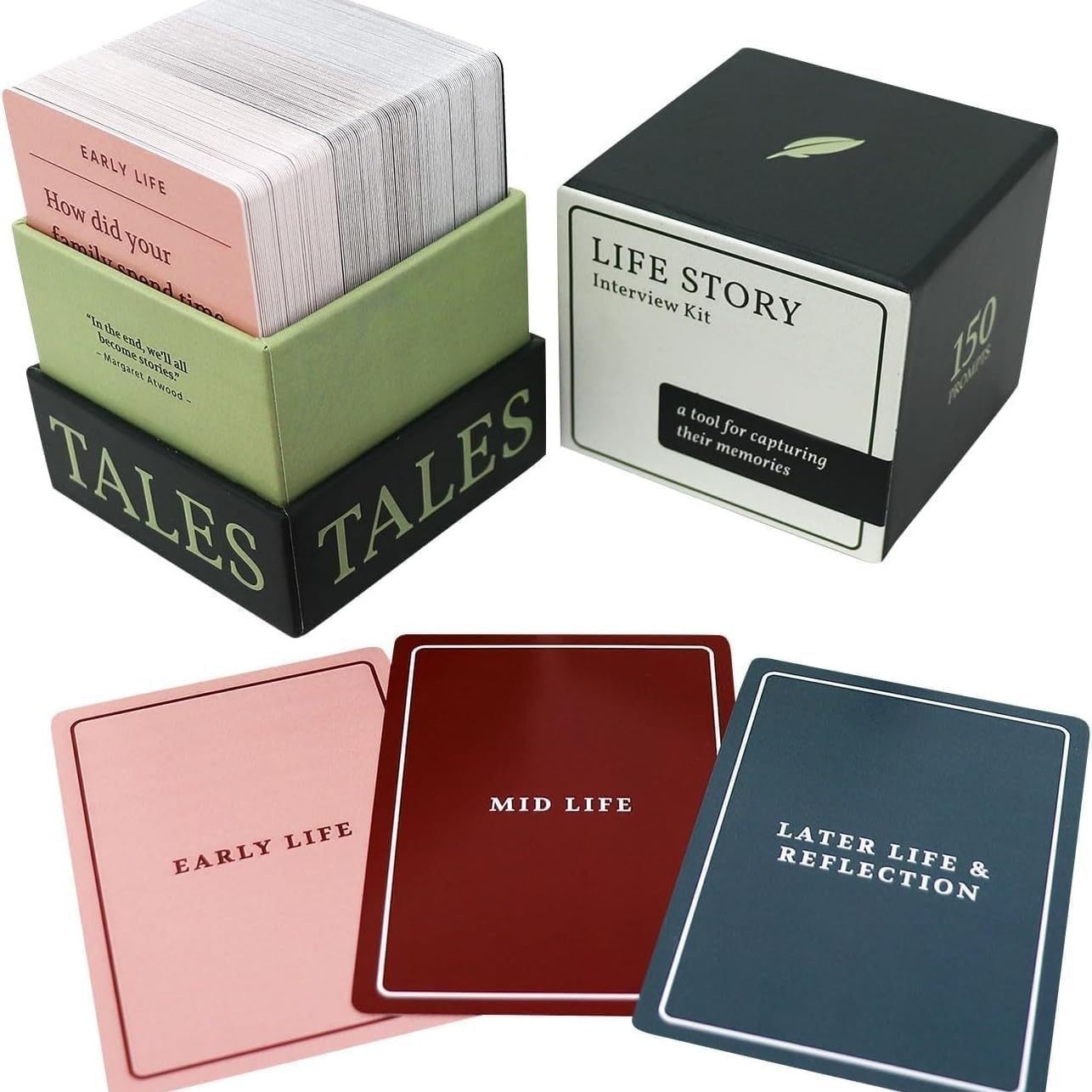 Life Story Interview Kit 150张生活故事采访套件卡：解锁人生百态的宝藏神器！-lomo卡定制-淘宝好物网