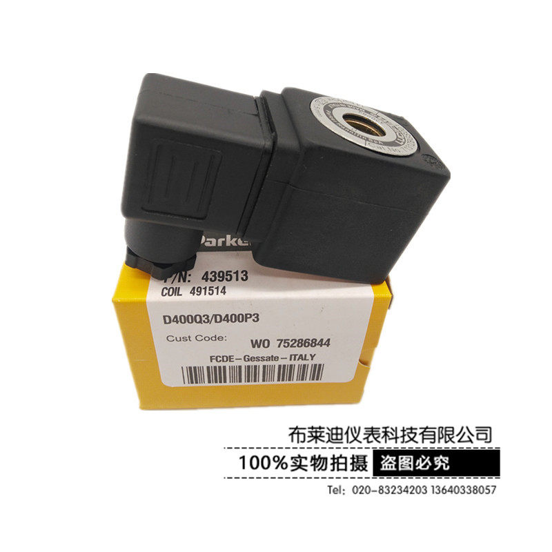 [USD 18.66] Parker 491514Q3 Solenoid Coil 491514Q3 D4G Amin ED100% 220 ...