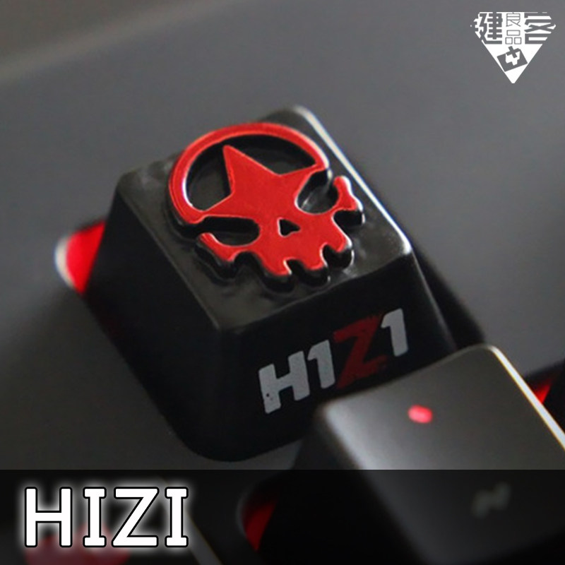 [USD 26.91] Mechanical keyboard embossed keycap translucent metal game ...