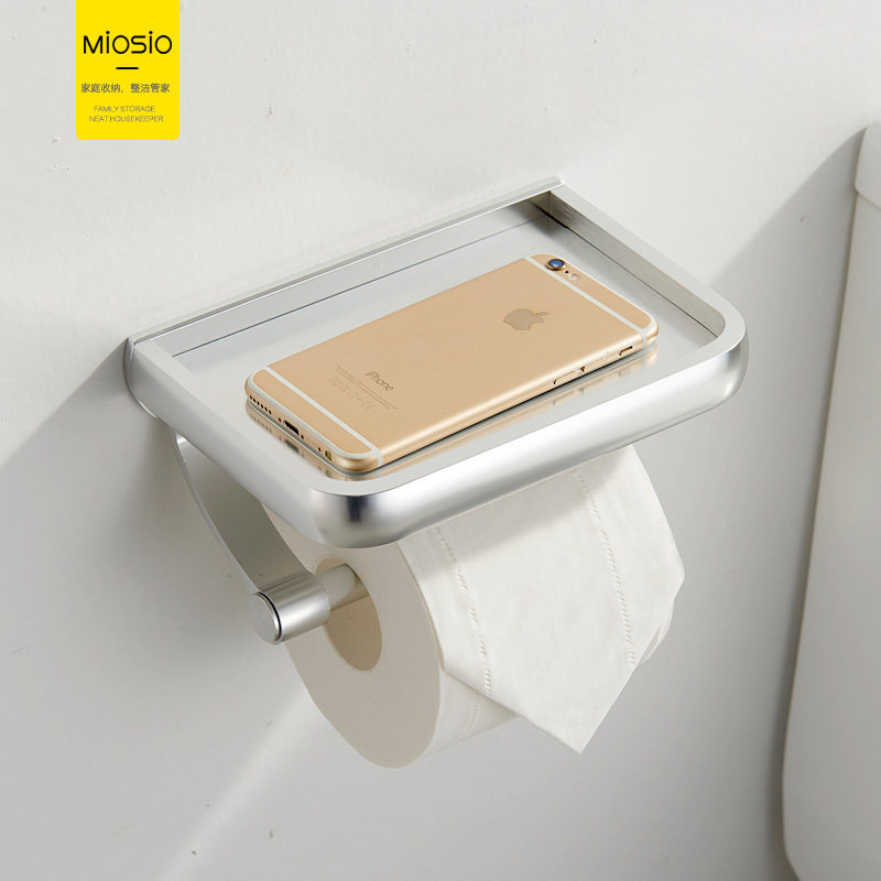 [USD 29.46] Space Aluminum Toilet Tissue Rack Toilet Paper Rack Toilet ...
