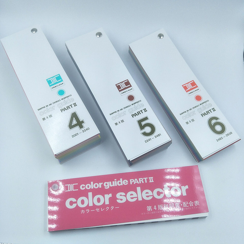 DIC Color Guide 4 Edition DIC4 5 6 national standard color card ink ...
