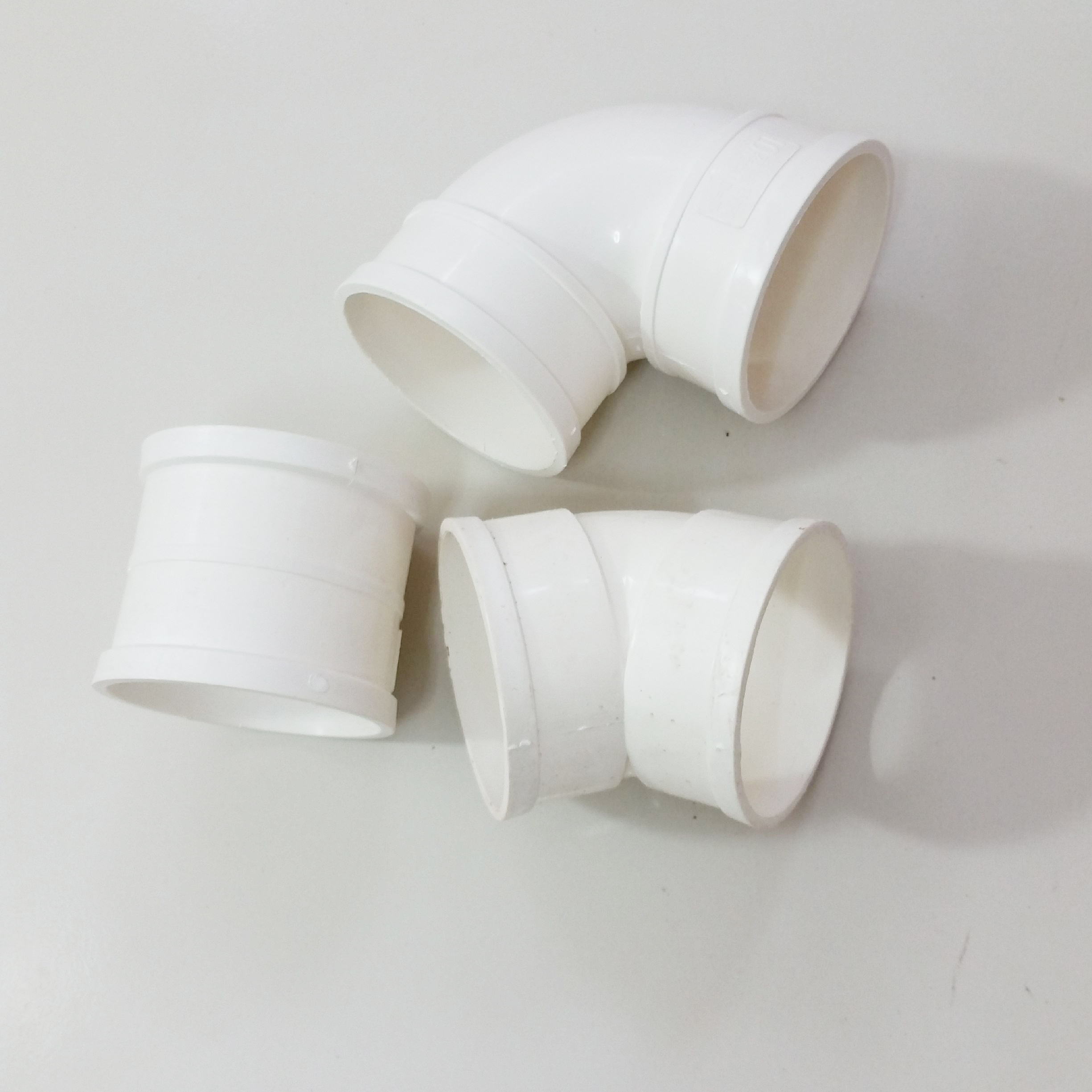 pⅴc水管配件硬管排水管pⅴc下水管配件彎頭90度pvc45°彎頭75