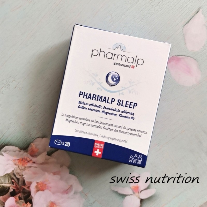 家人自用 瑞士Pharmalp Sleep植物提取天然睡眠片20粒 不含褪黑素-Taobao Malaysia