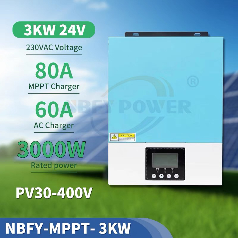 3000W 24V80A PV30-400V MPPT Solar inverter