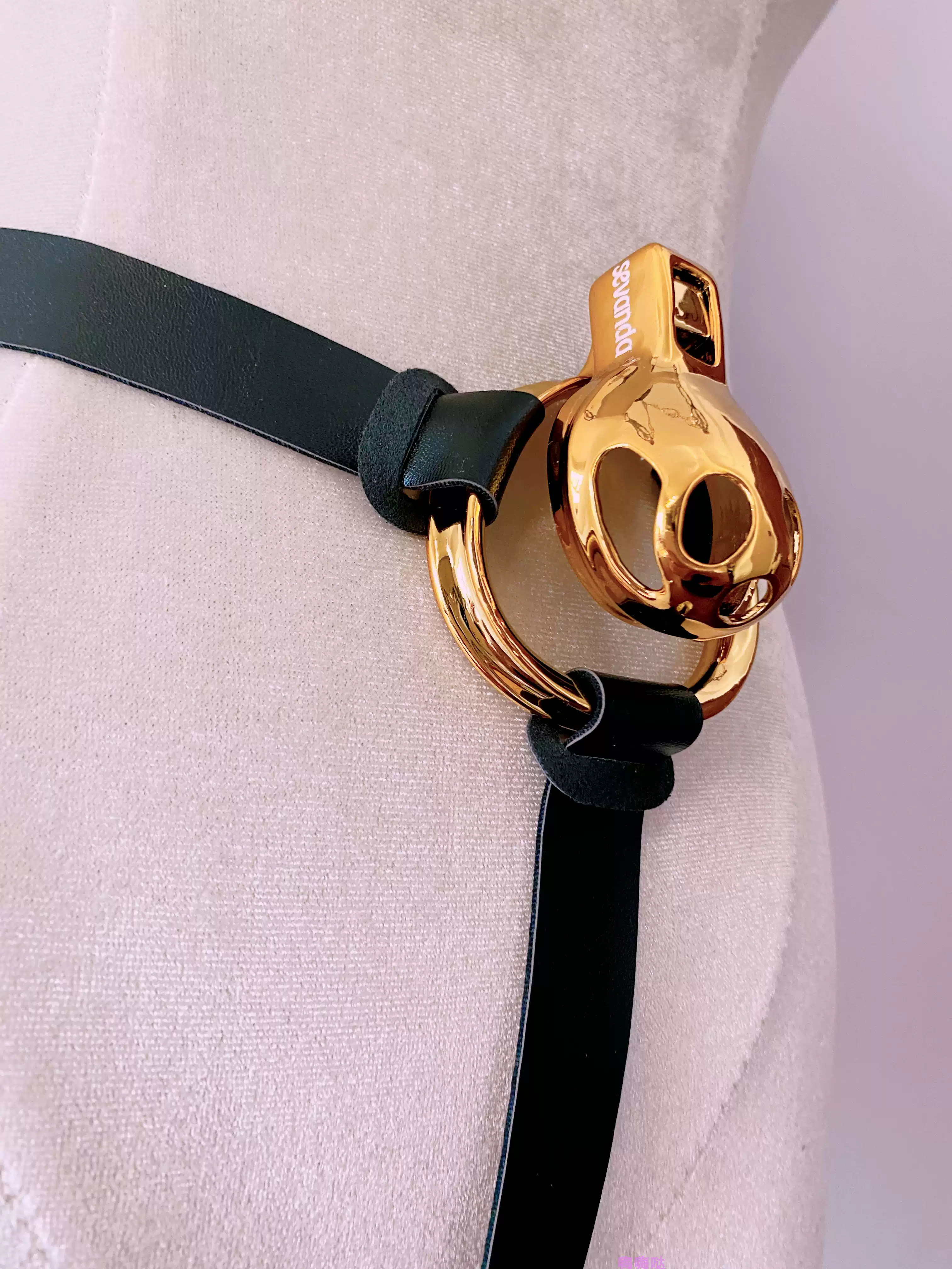 SM贞操锁CB锁射精管理绿帽奴辅助带束缚带紧缚调教伪娘sissy变装