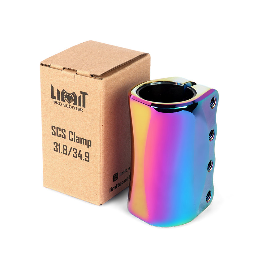 极限滑板车Limit Scooter把夹SCS 4孔幻彩色，包邮到家！🌈 -滑板车-淘宝百科网