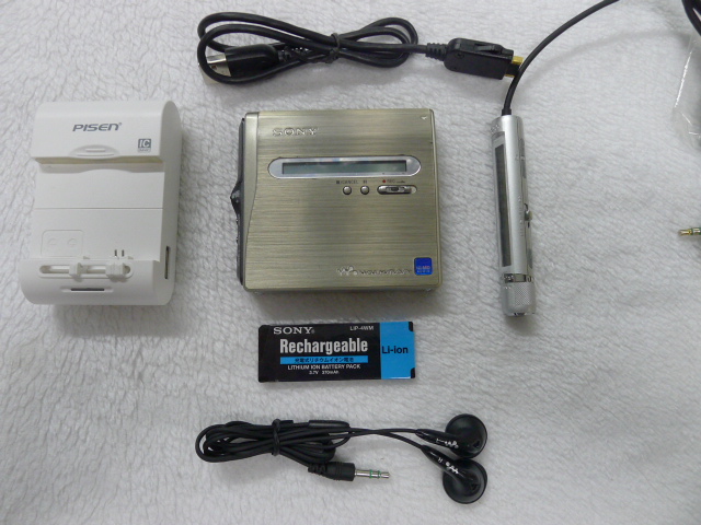 Купить MD-плеер Сони МД машина MZ-nh1 мужской MD плеер Walkman с ...