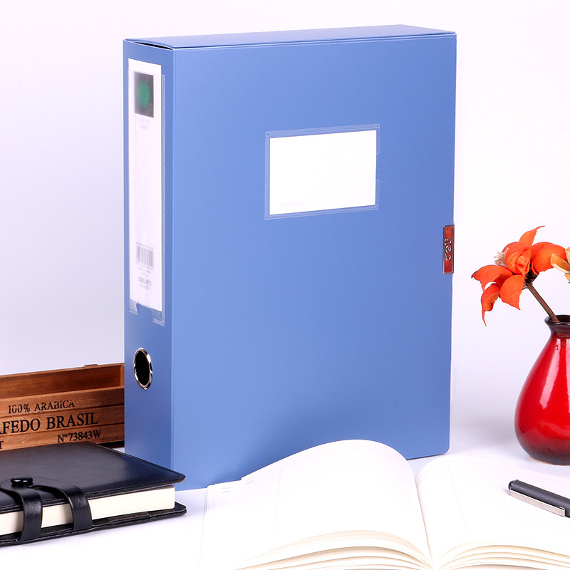 Power large file box 5603 5604 A4 4 inch thick data box