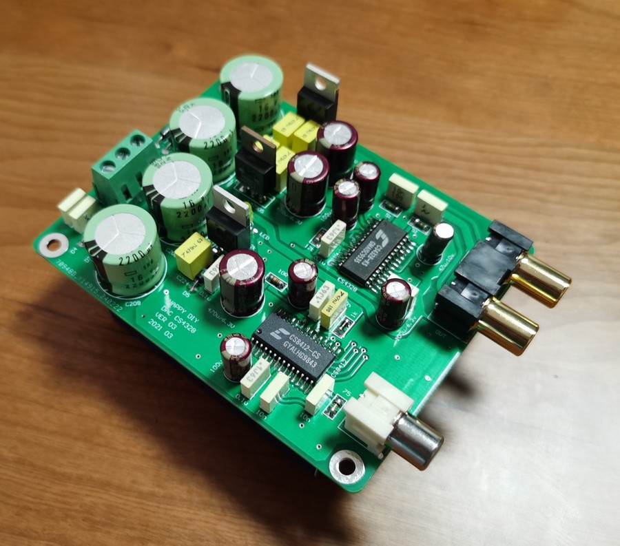 百元級玩具DAC解碼器CS4328 CS8412 同輸輸入 套件 優於TDA1305