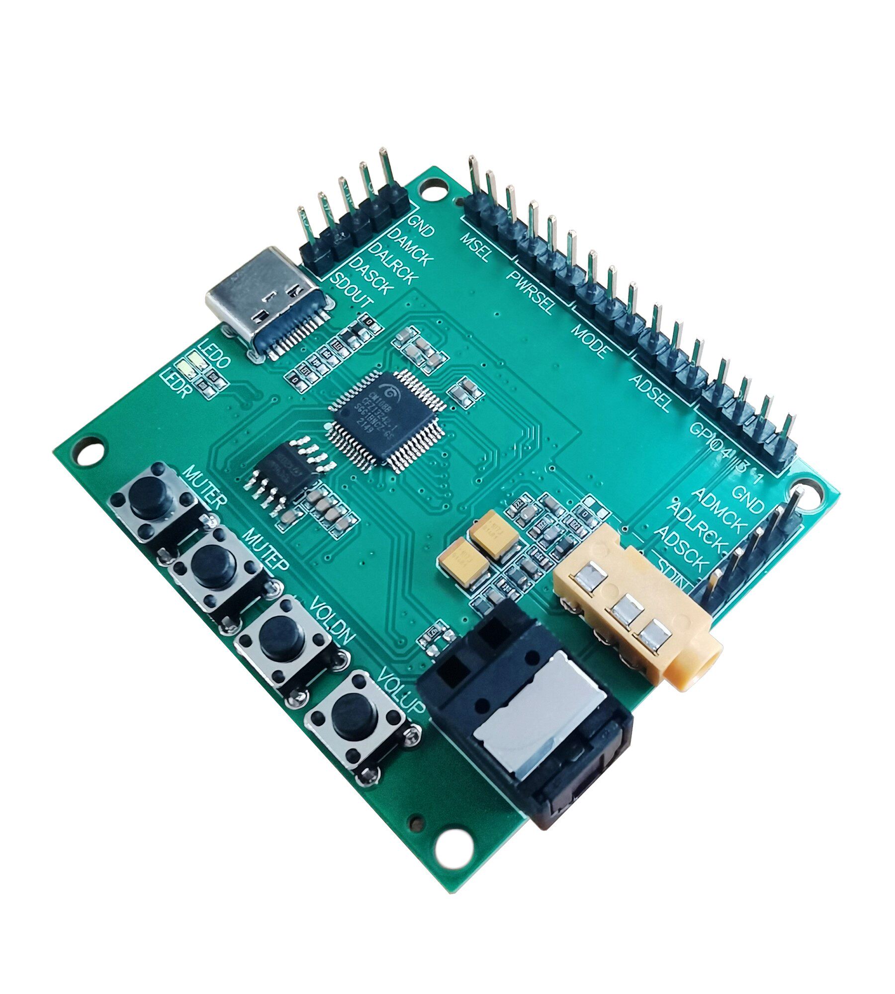 CM108B声卡开发板：🎶USB Type-C转I2S光纤SPDIF数字音频模块，让你的声音更动人！ -外置声卡-淘宝好物网