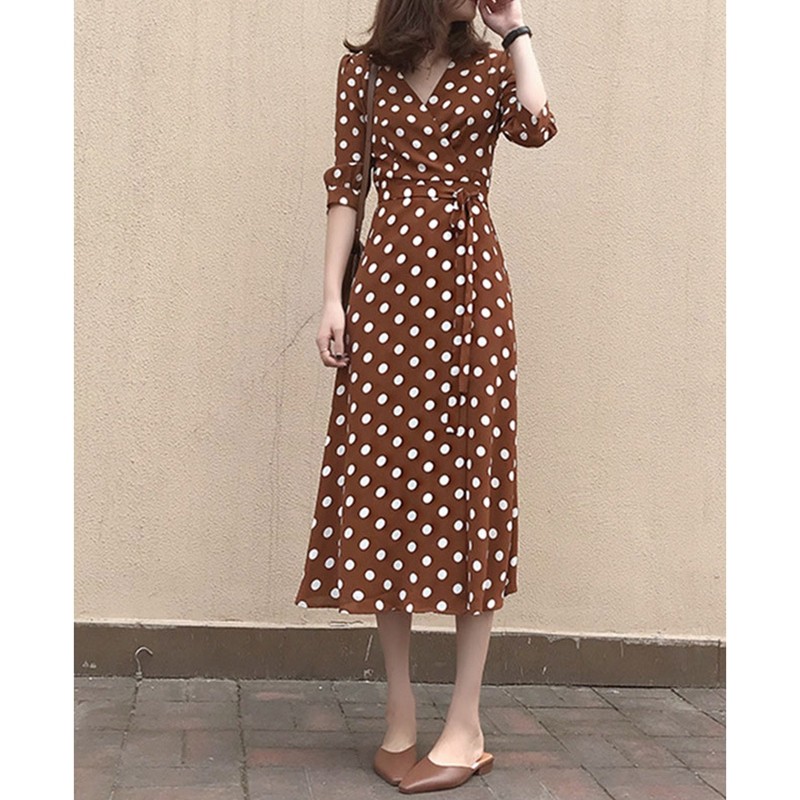 RAGR复古圆点长裙：优雅与个性的完美碰撞 🌸-汉服服配-淘宝好物网