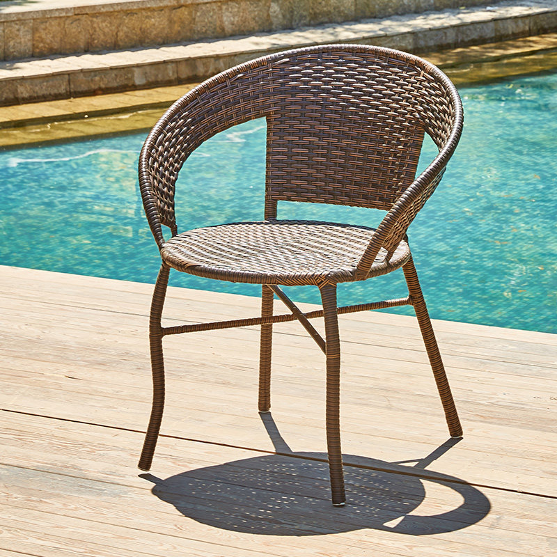 Rattan chair balcony small table and chair combination simple leisure ...