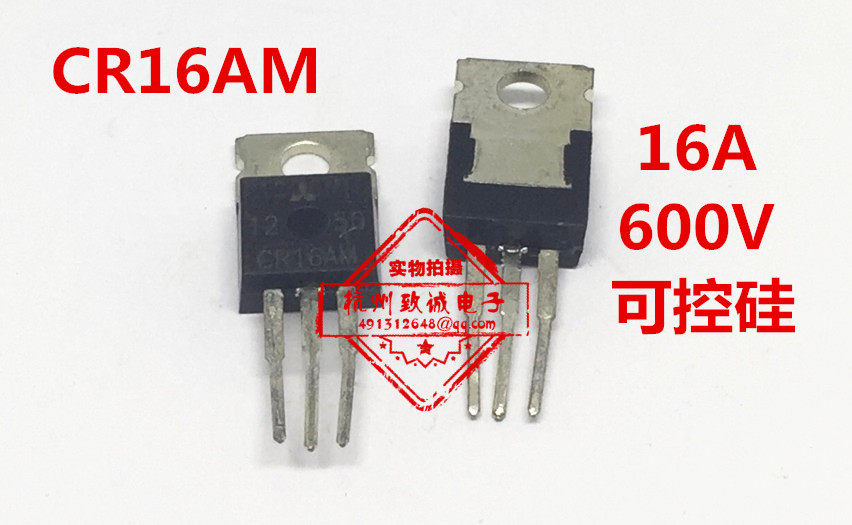 Original Mitsubishi CR16AM semiconductor control rectifier TO-220 ...