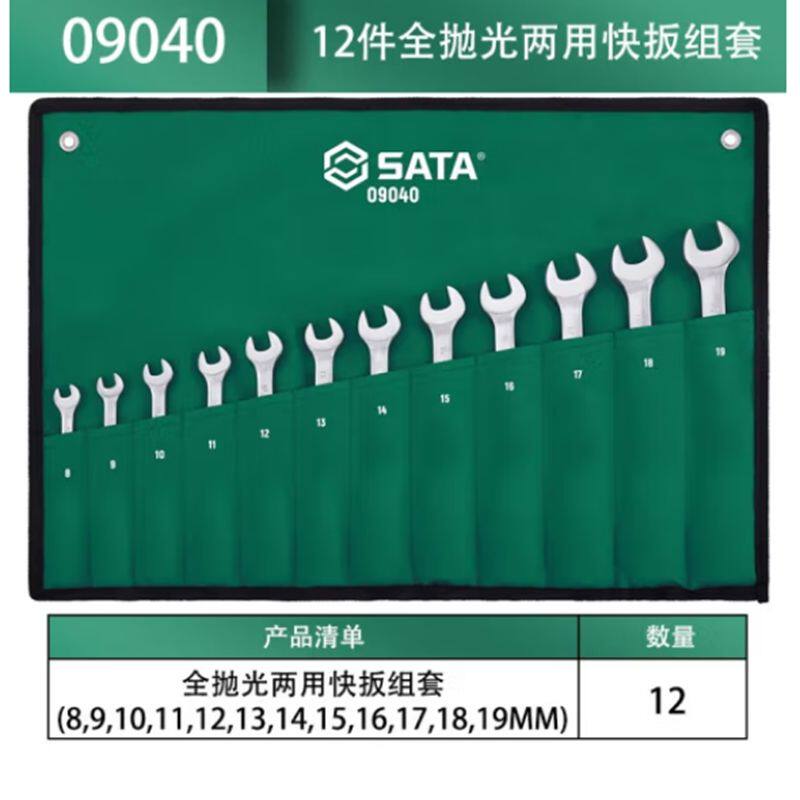 Shida tools ratchet wrench 12-piece set: professional-grade, fully ...