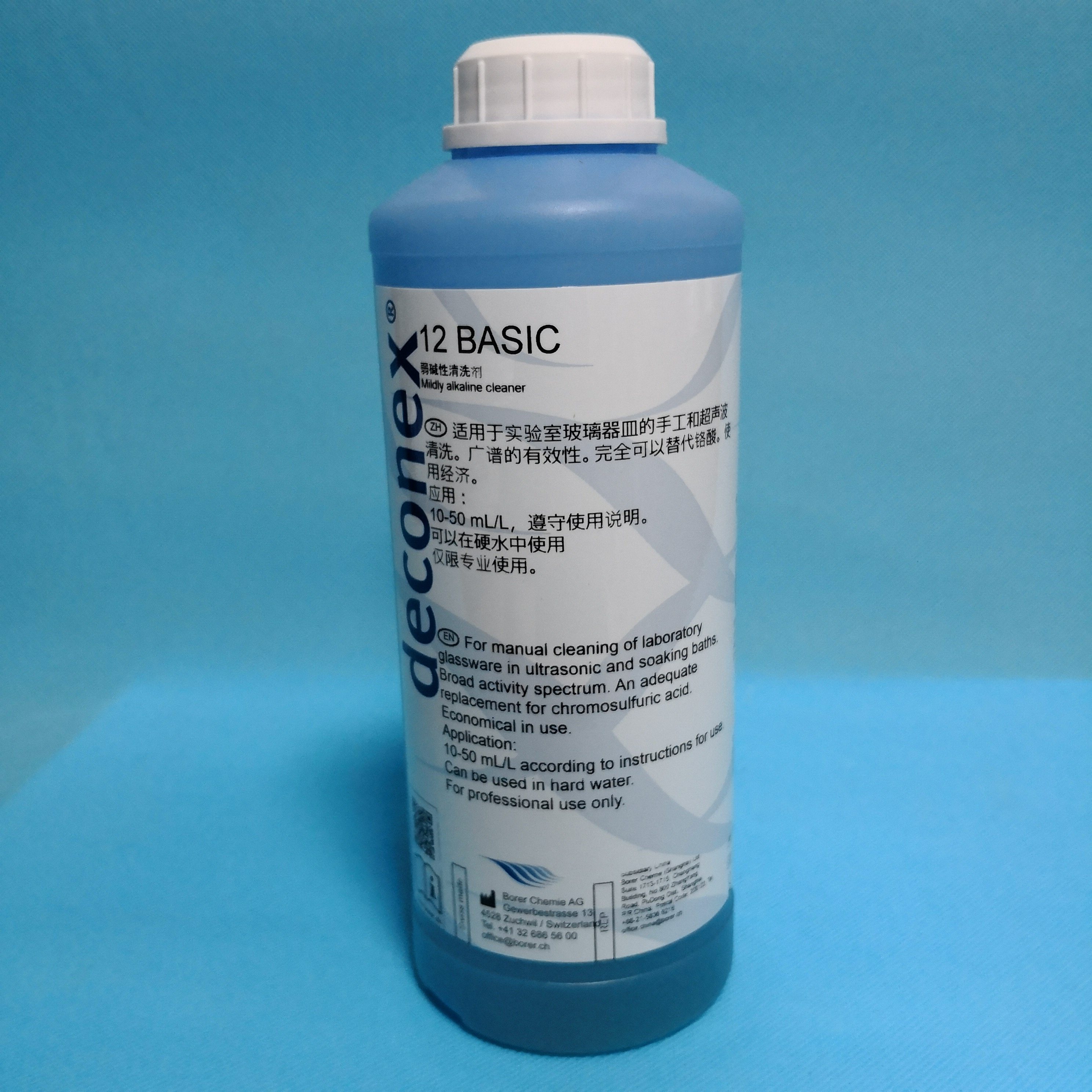 Borer deconex 12 BASIC 碱性浓缩液体 手工/超声 清洗液 实验室