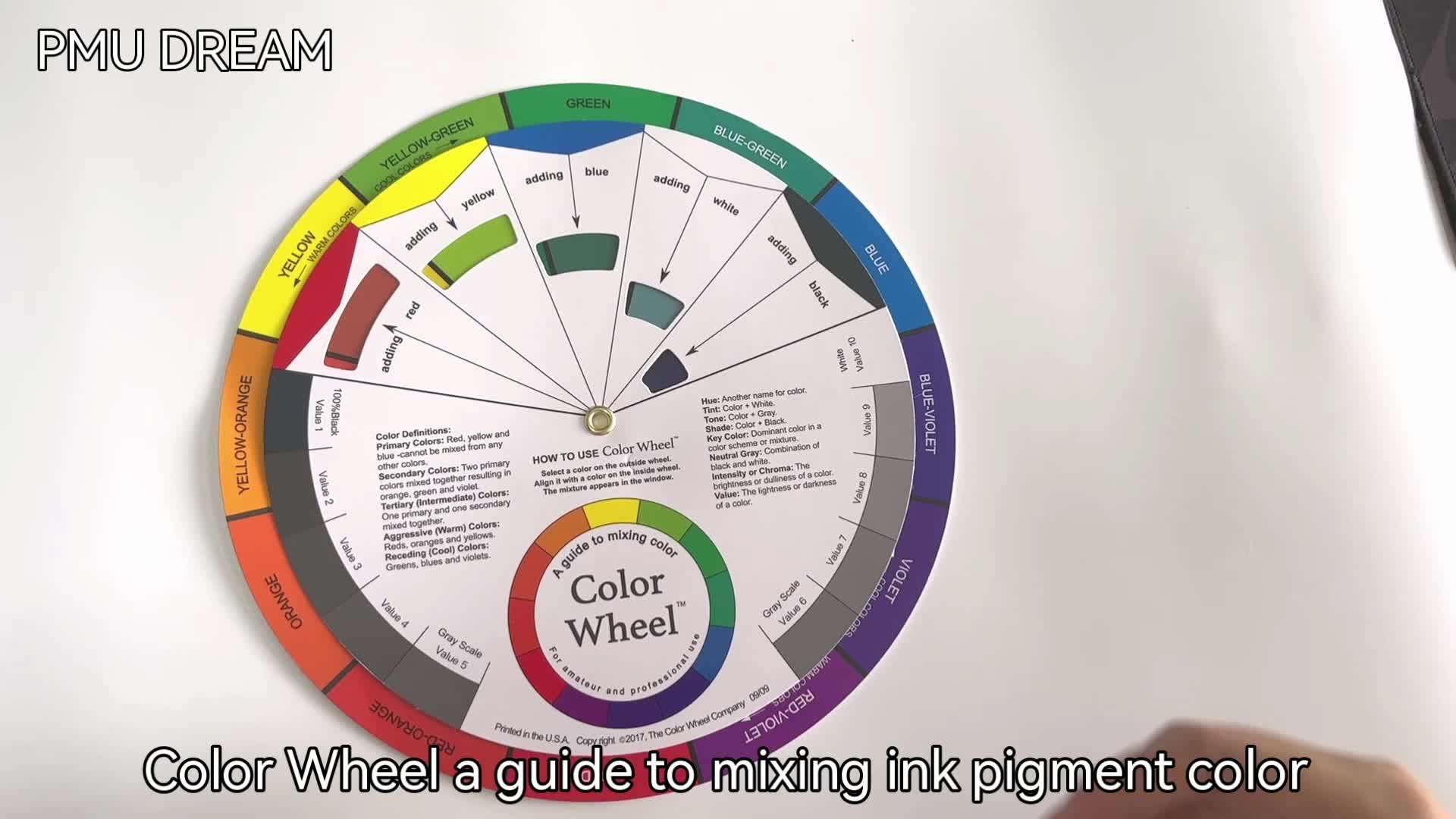 Pmu Microblading Mixing Guide Card Chart Predict Colour Tattoo Body Art ...