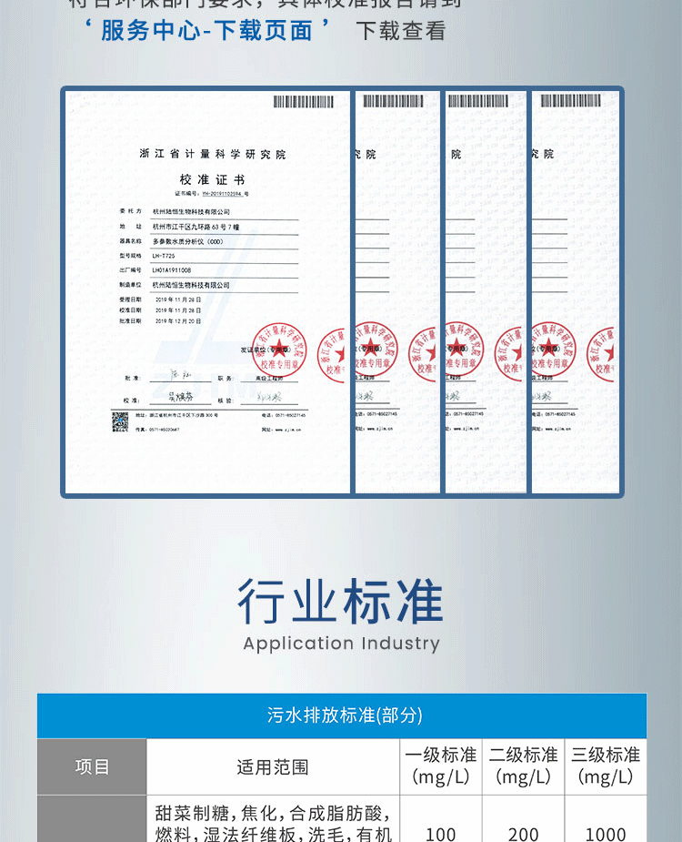 水質多參數可攜式COD檢測儀污水質氨氮總磷總氮LH-T725快速懸浮物