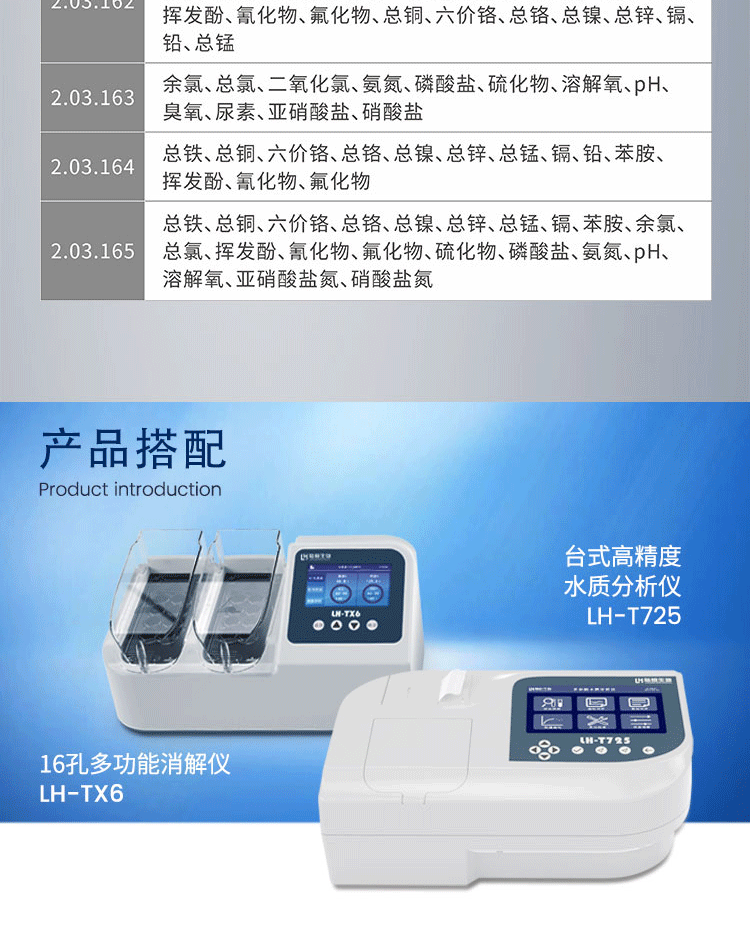 水質多參數可攜式COD檢測儀污水質氨氮總磷總氮LH-T725快速懸浮物