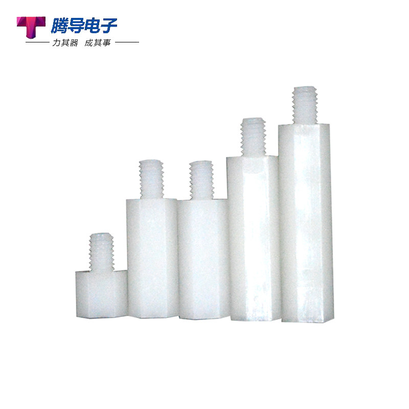Single head nylon column hexagonal isolation column stud insulation ...