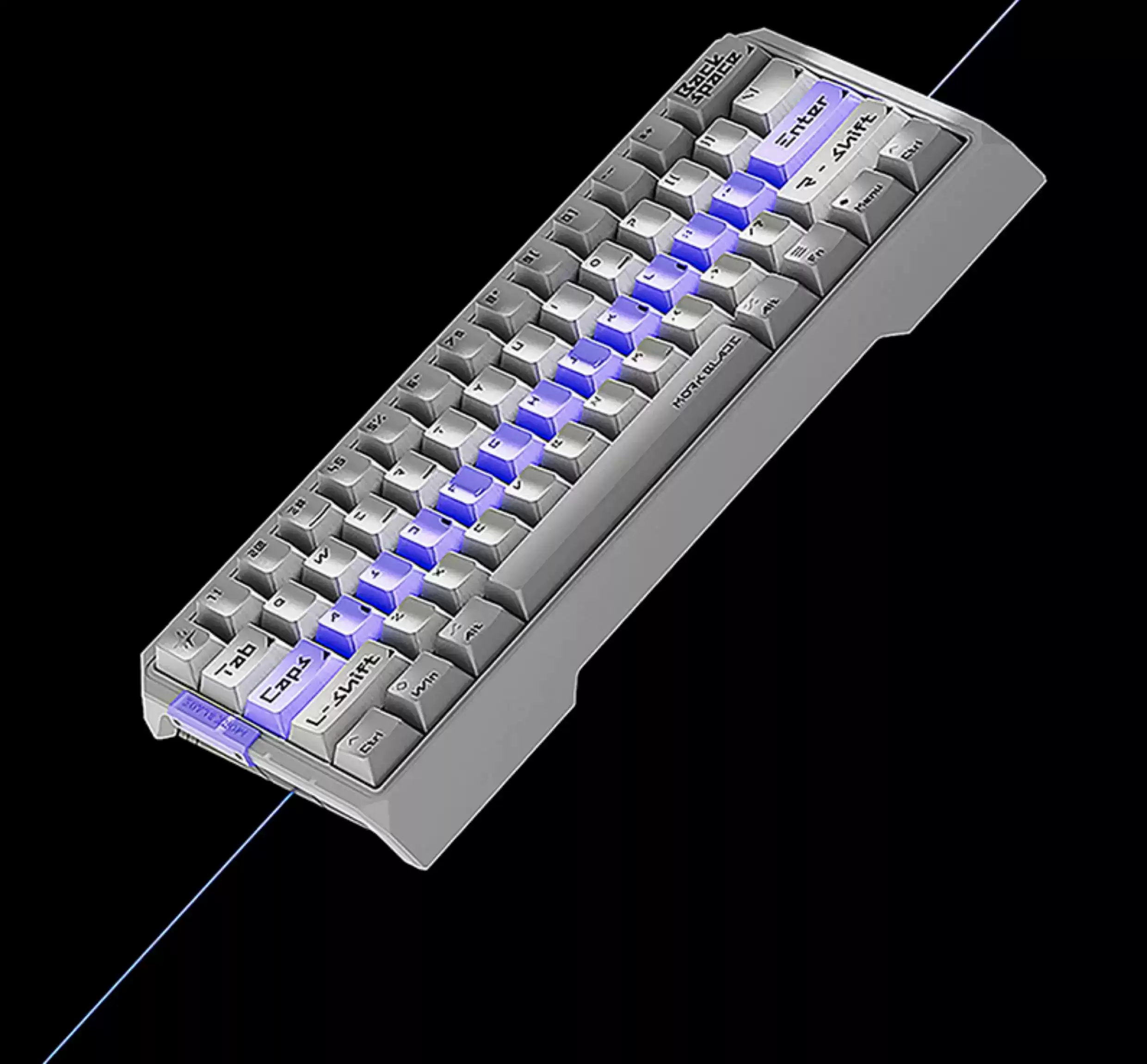 墨刃MK60电竞磁轴键盘客制化铝合金CNC MORKBLADE无畏契约cssgo