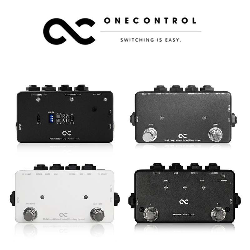 OC ONE CONTROL Tri Loop 两路单块效果器 MIDI线路选择器 线控
