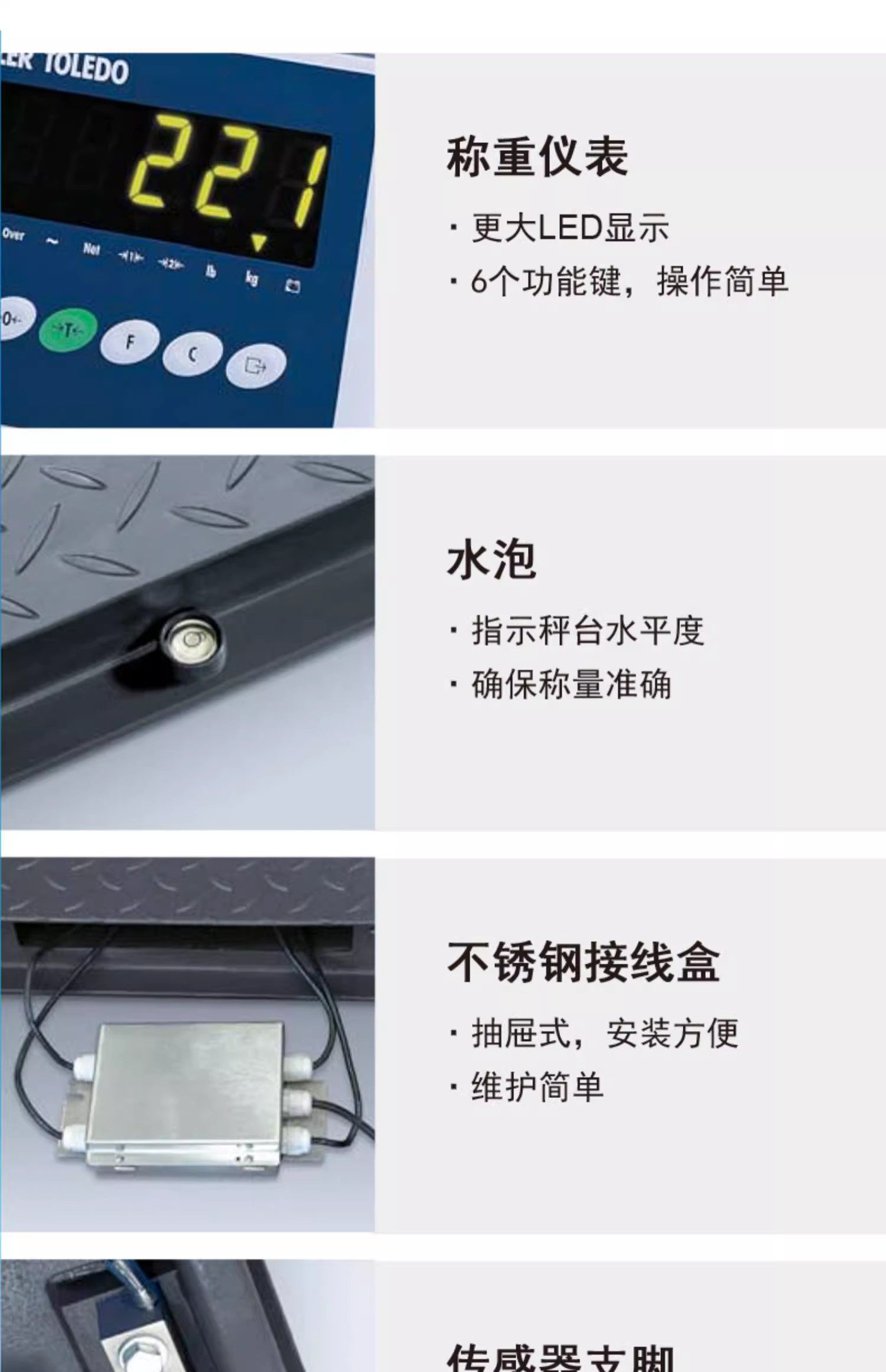 原装梅特勒-托利多PFA584/PFA220地磅1-3吨平台秤1.25*1.25米-阿里巴巴