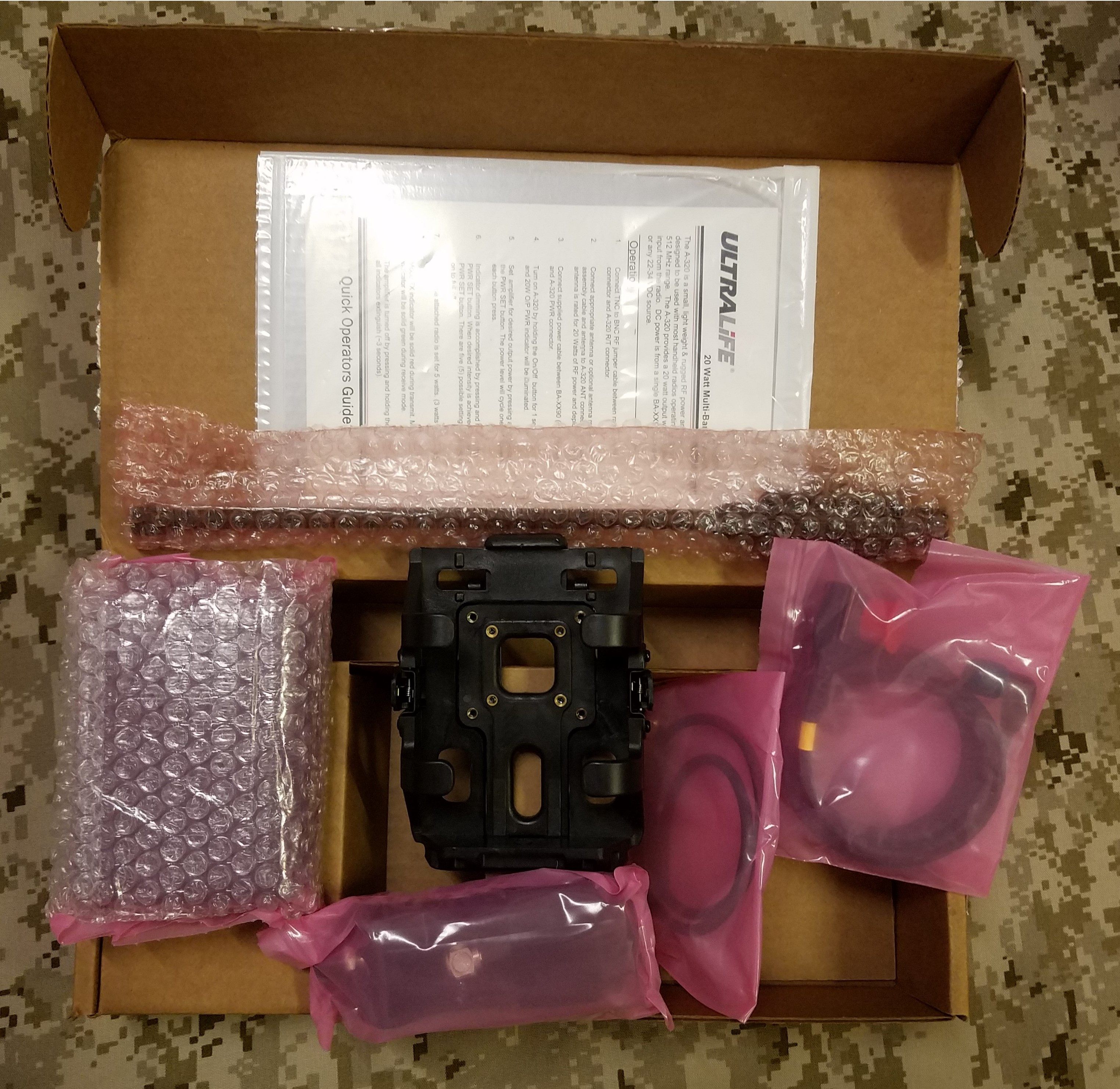 US original stock Ultralife A320-KT-V1 30-512MHz tactical power ...