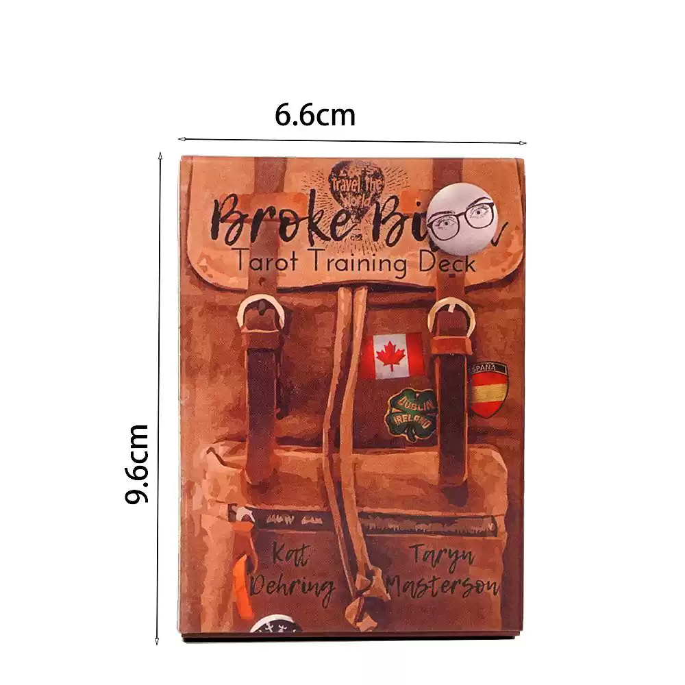 新款破烂的背包英文塔罗卡牌Broke B Word Tarot 外贸爆款