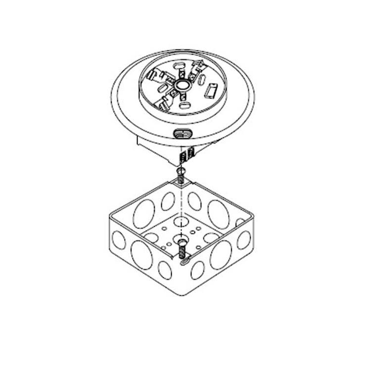 notifier诺帝菲尔探测器峰鸣底座B501BH-阿里巴巴
