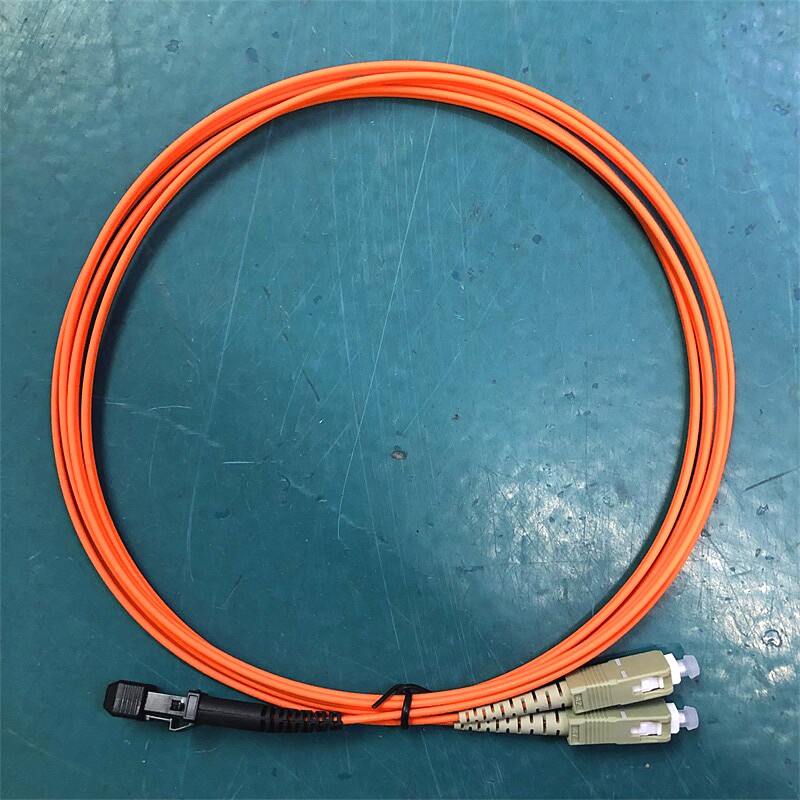 Mtrj fiber optic patch cord multimode dual-core om1 telecom grade ...