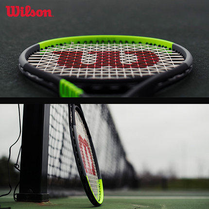 Wilson Tennis Racket Federer RFPROSTAFF97 Black racket Wilson BLADE V7 ...