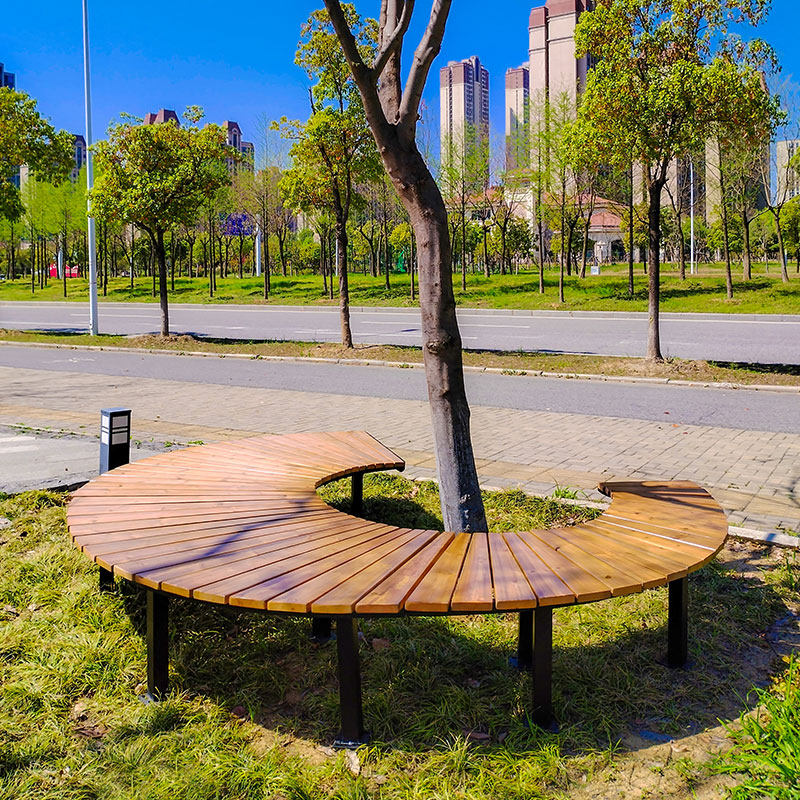 Help! outdoor circular benches can be this gorgeous? reveal the ...