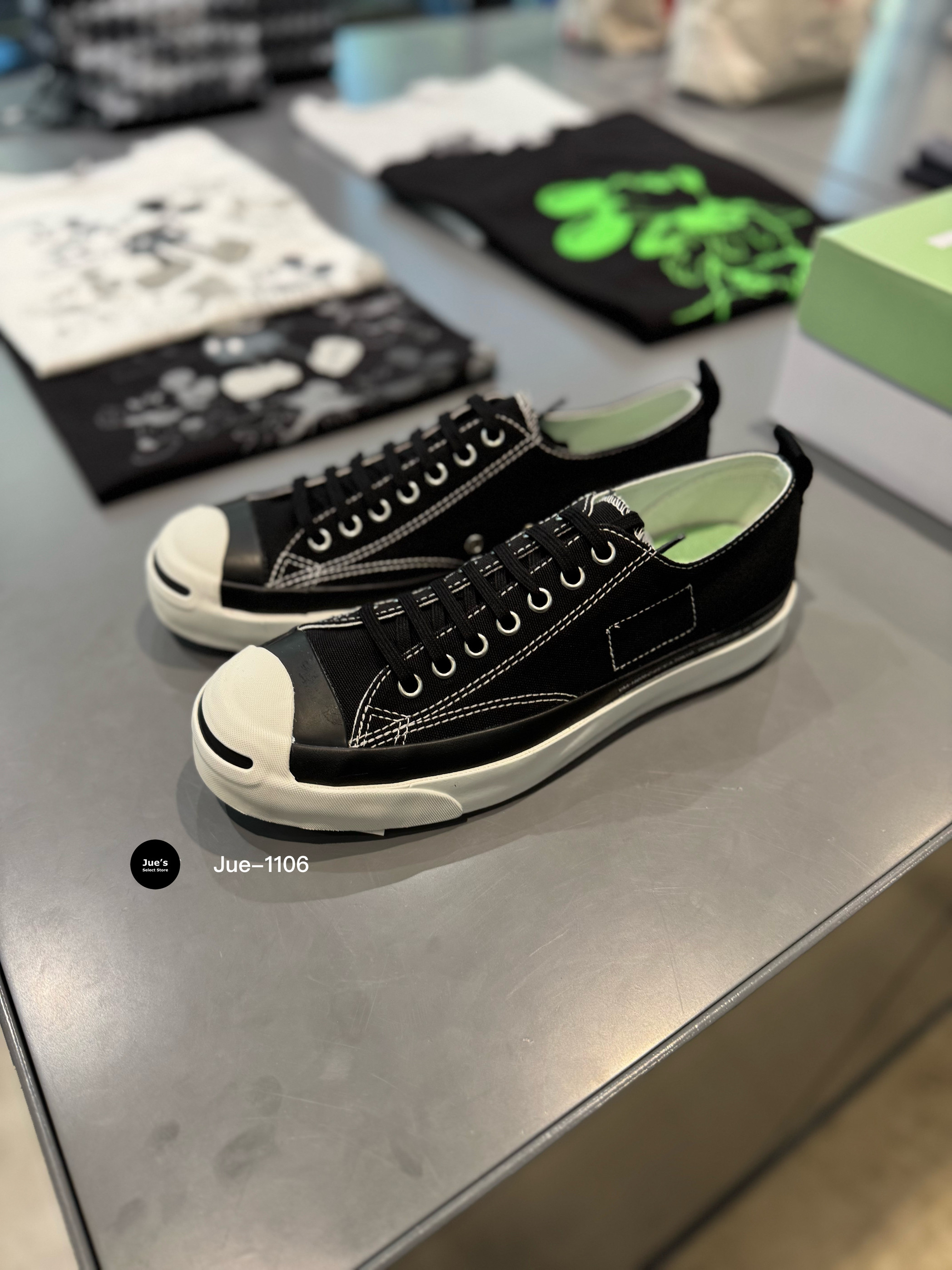 CONVERSE x Fragment V.A联名限定 Jack Purcell开口笑帆布鞋25AW：👟复古潮流新宠，穿出街头范儿！🌟-帆布鞋 ...