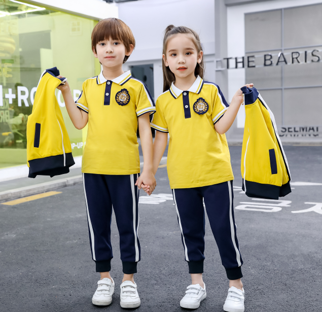 Kindergarten uniforms spring and autumn clothing first grade sportswear ...
