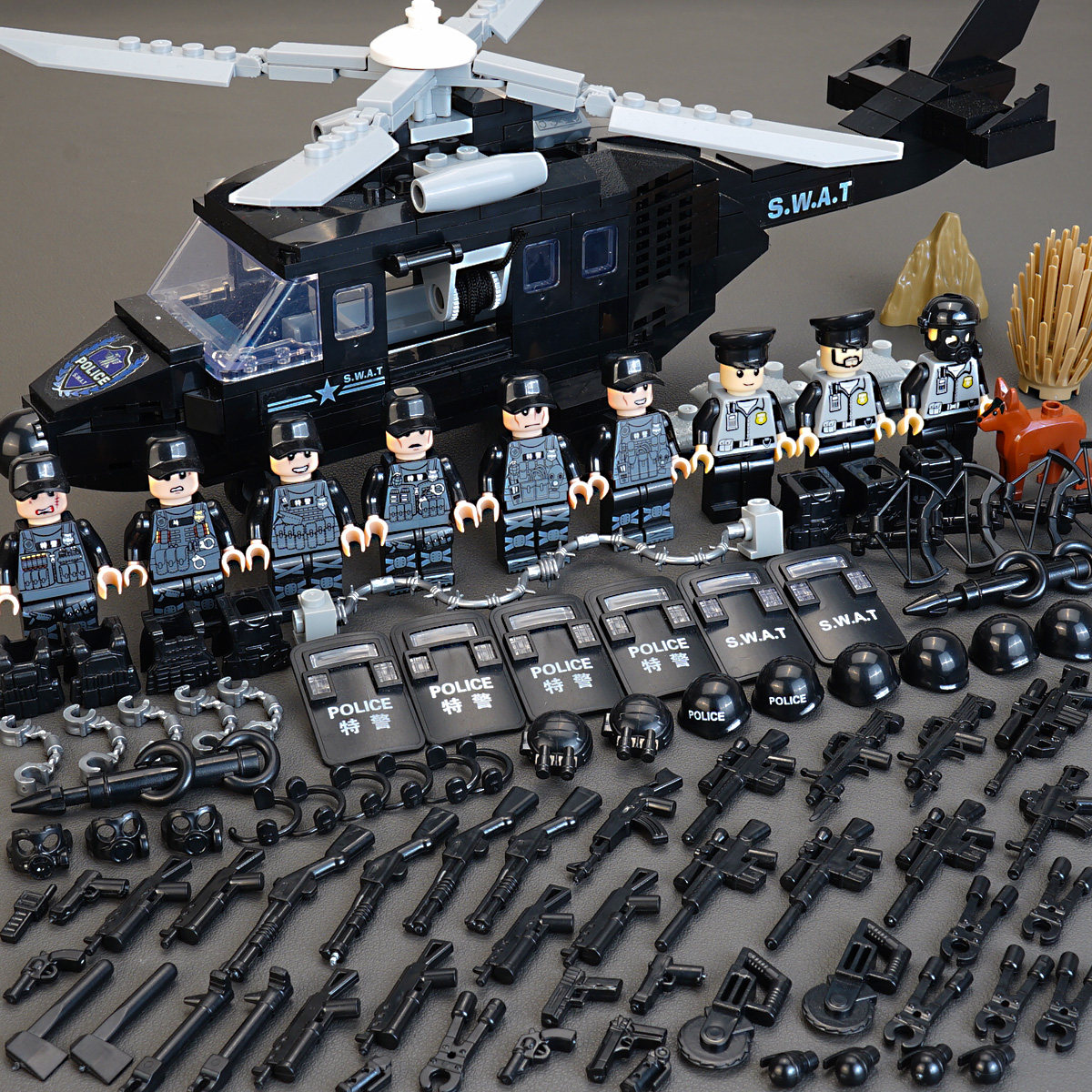 Buy Lego Military Man City Police Puppet World War II Soldier Model My ...