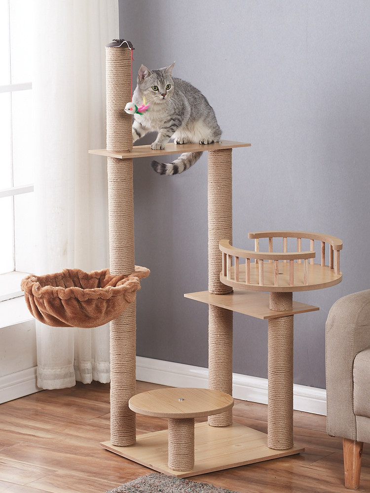 [USD 23.93] Sword Cat Climbing Rack Cat Nest Cat Tree Integrated Space ...