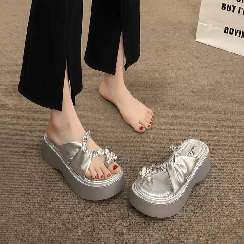 Platform shoesthick sole heightening sandals for women summer2025new ...