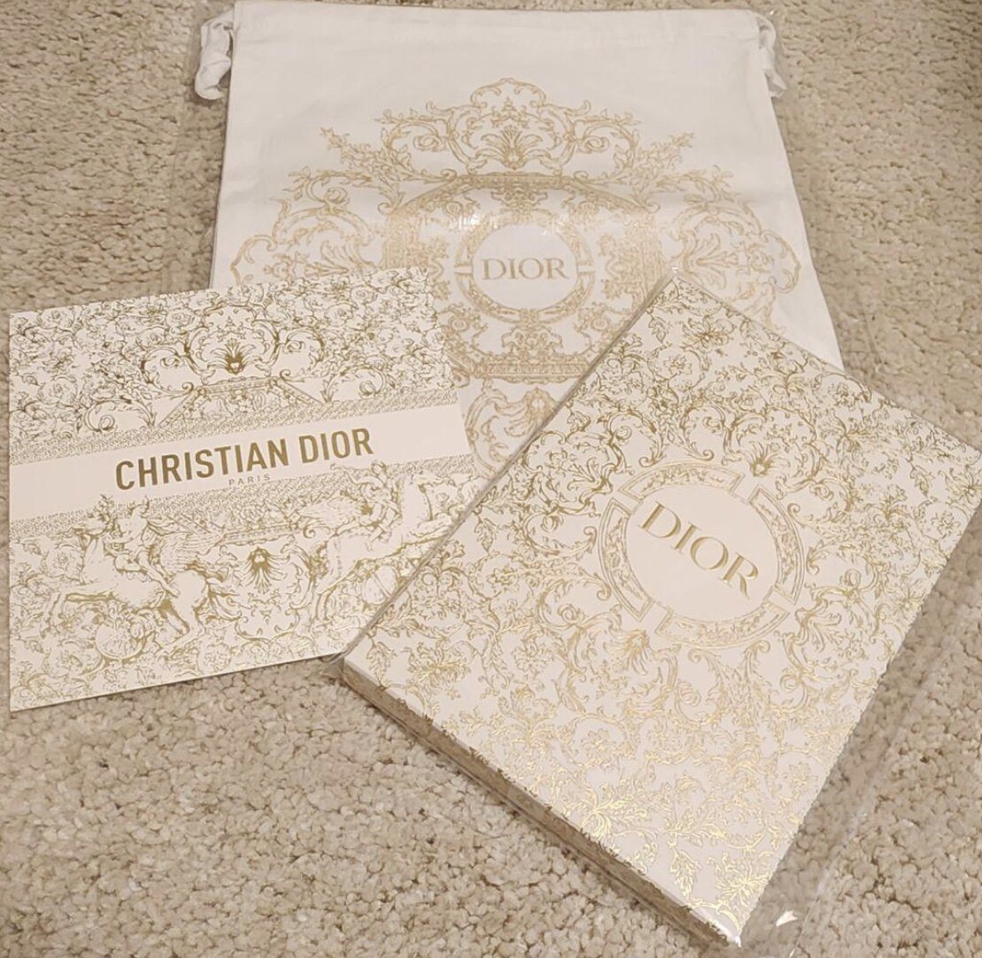 In transit! Dior/Dior 2023 Christmas Limited Notebook Storage Bag Rare ...