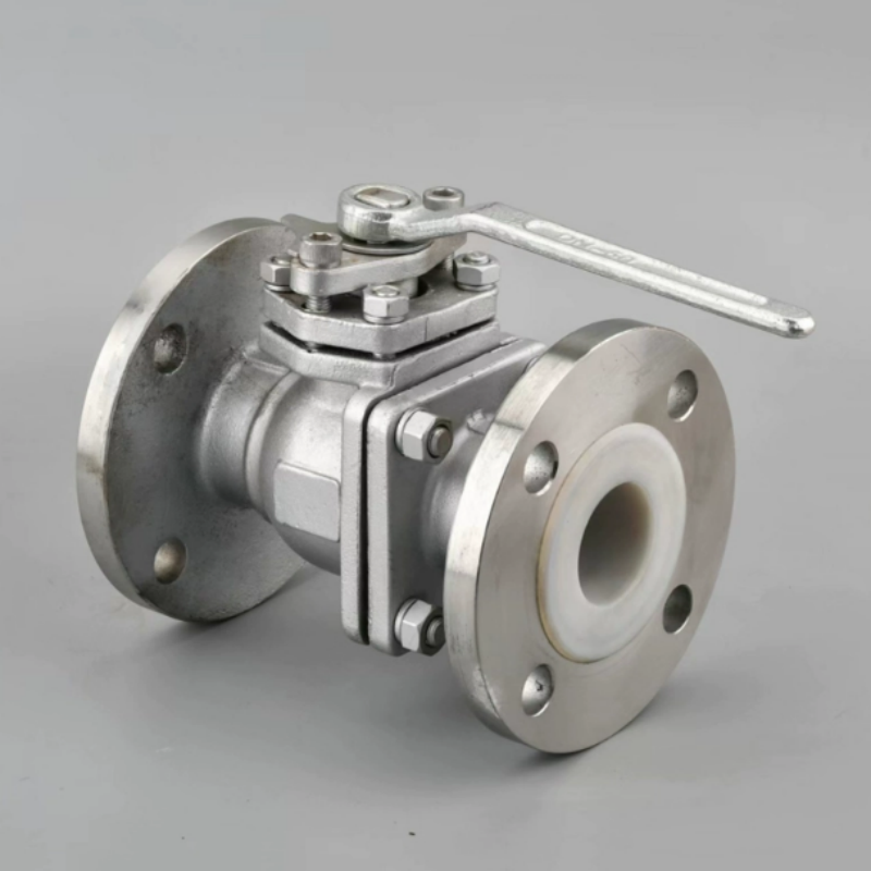 KARSON304不锈钢全衬四氟法兰球阀Q41F46-10/16P耐酸防腐蚀手动阀-阿里巴巴