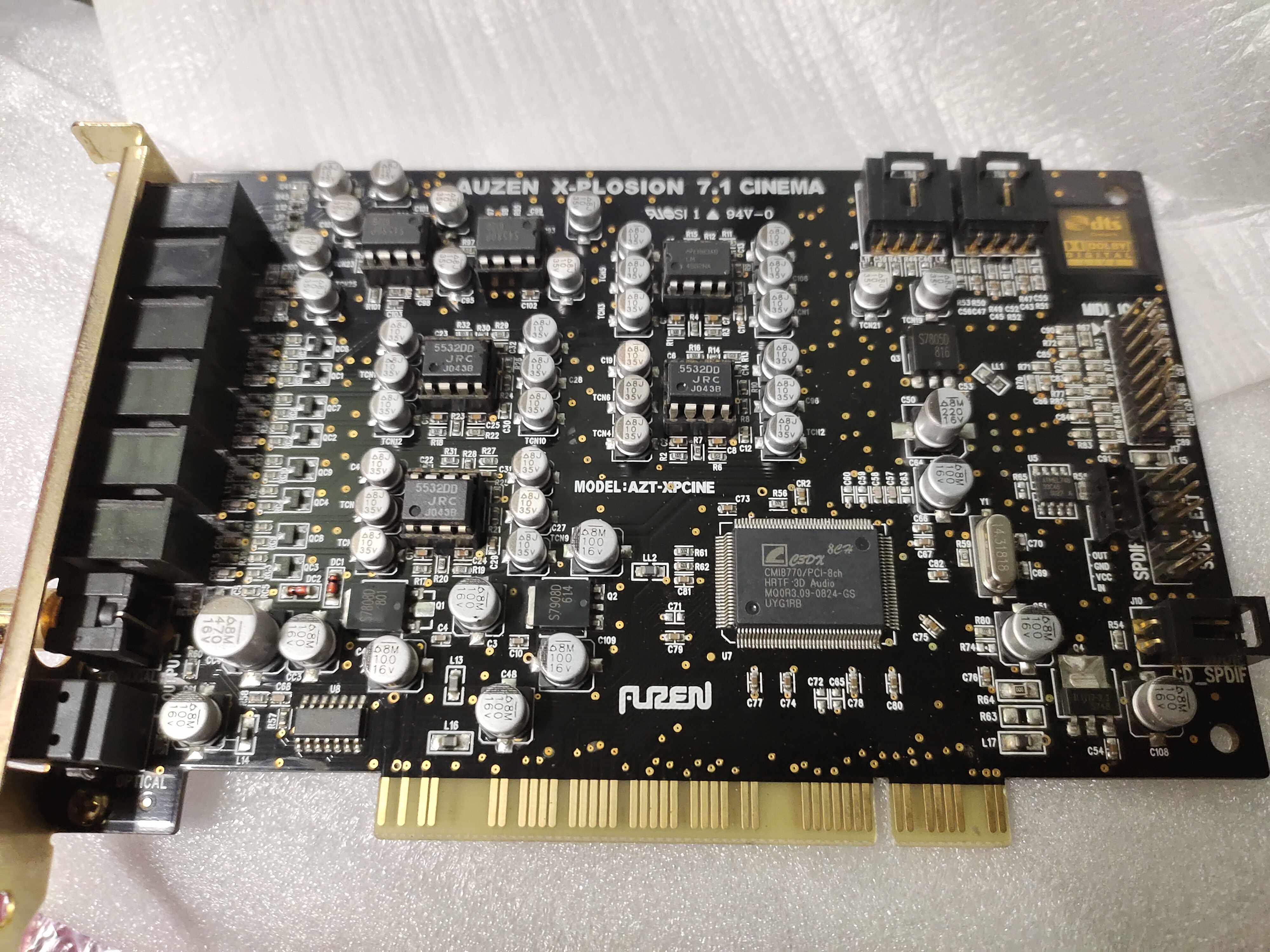 Auzen爱必特X-PLOSION 7.1 Cinema家庭影院声卡多运放带光纤同轴