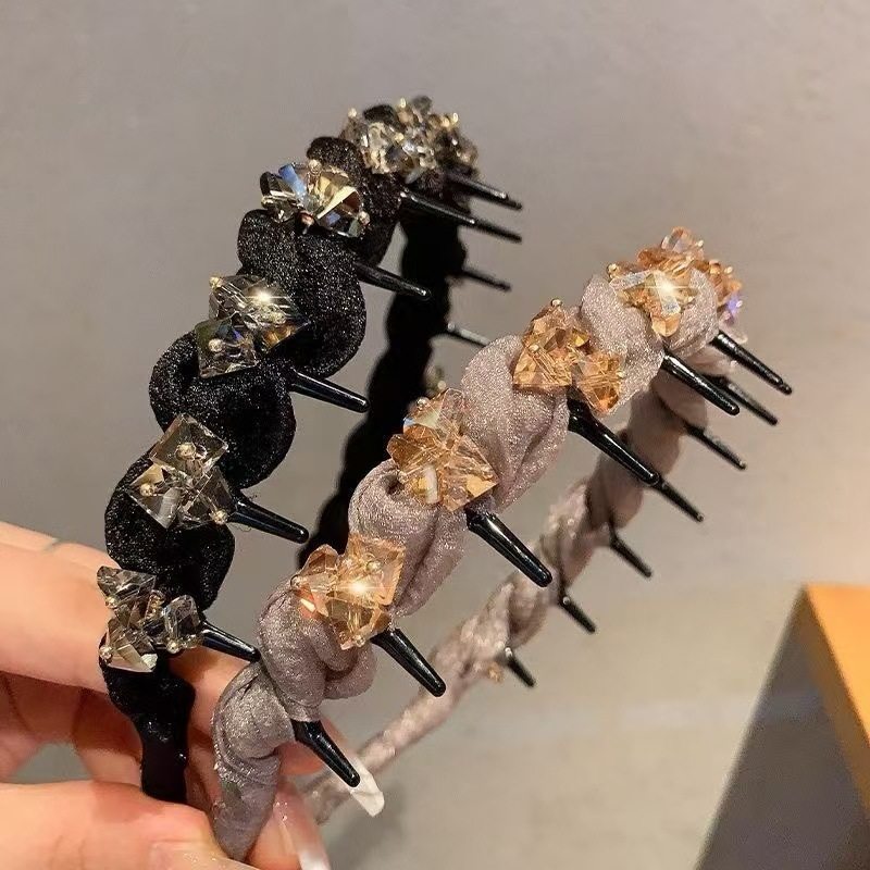 🌟 Luxury rhinestone wavy anti-slip headband - free shipping! the ...