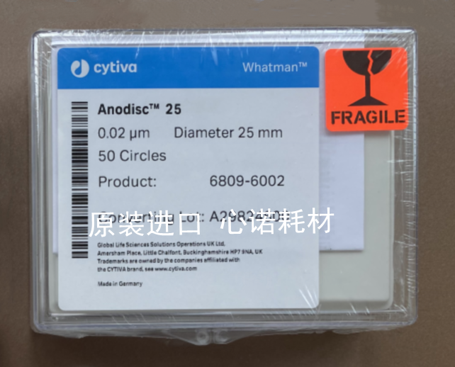 进口whatman 6809-6002 Anopore无机氧化铝滤膜 25mm 0.02um 包邮